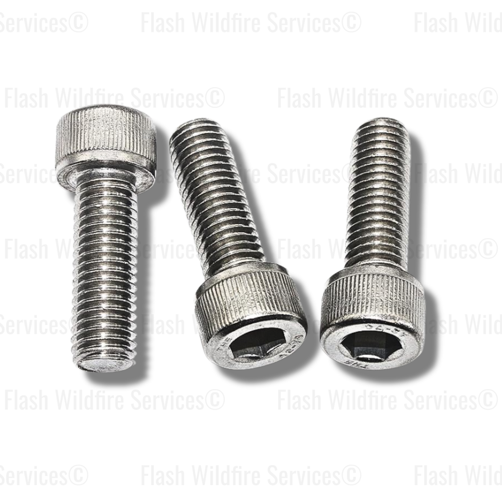 M8 x 25 Hex Socket Cap Screw Stainless Steel DIN 912 – Flash Wildfire ...