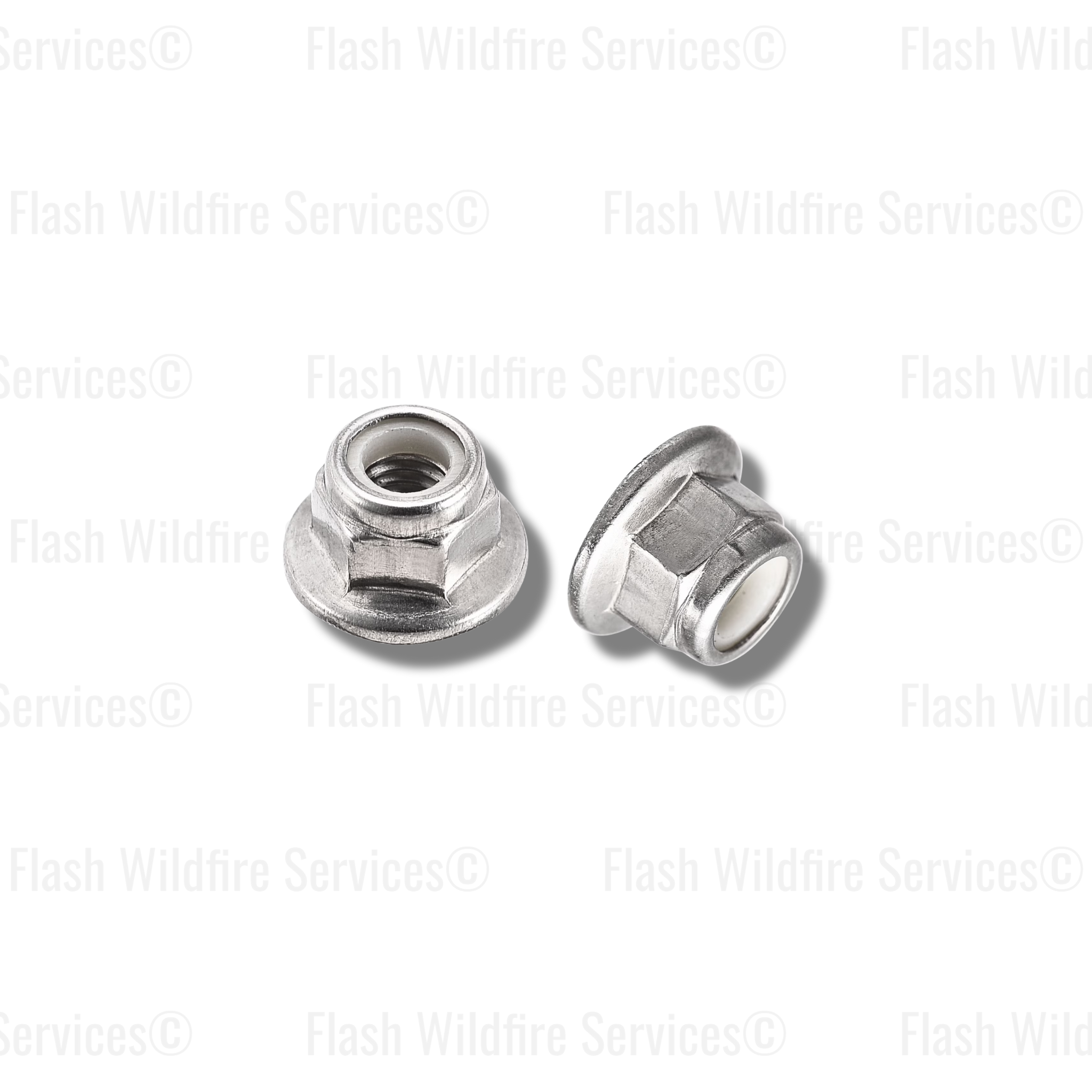 M6 Hex Nylon Lock Flange Nut Zinc – Flash Wildfire Services